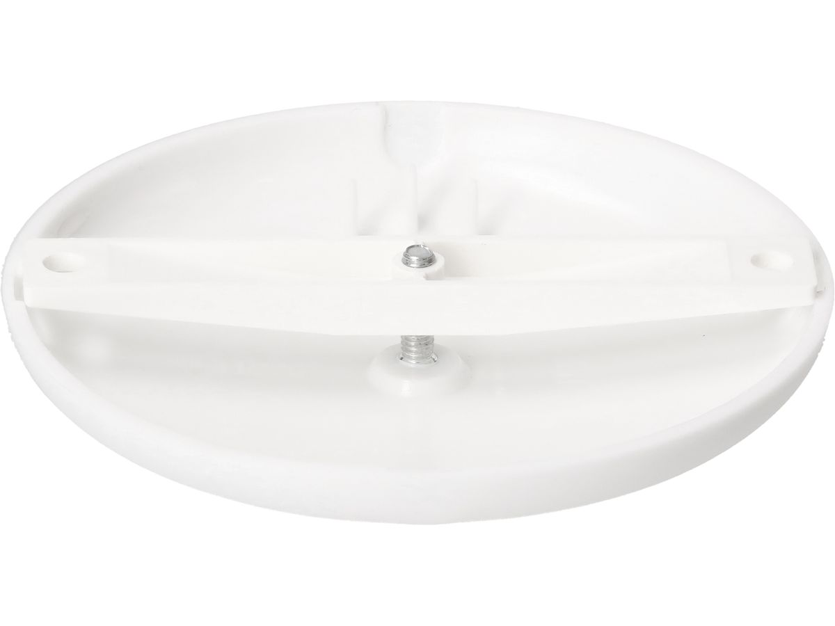 Deckenrosette rund Steg weiss - MAX HAURI AG