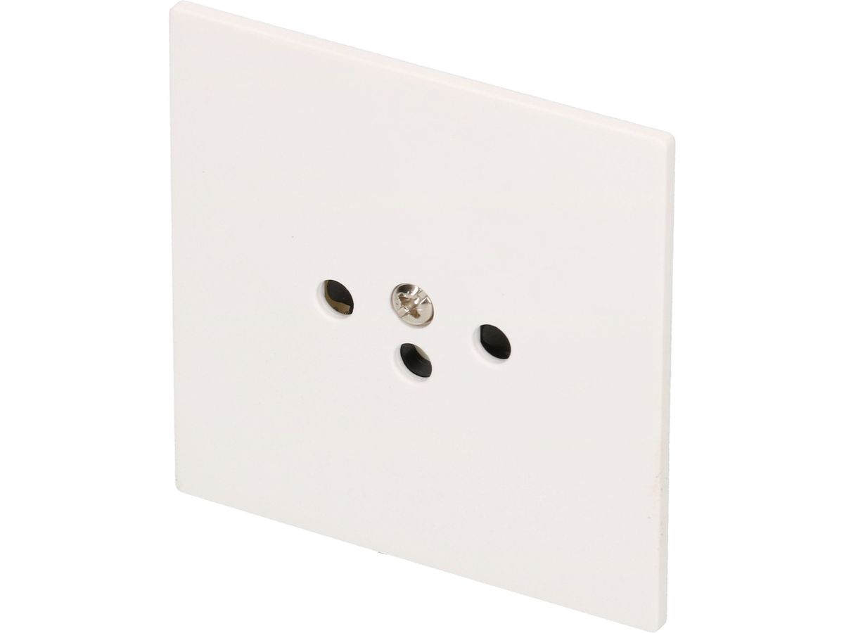 Steckdose 1x Typ 12 Frontplatte BS Kallysto weiss - MAX HAURI AG