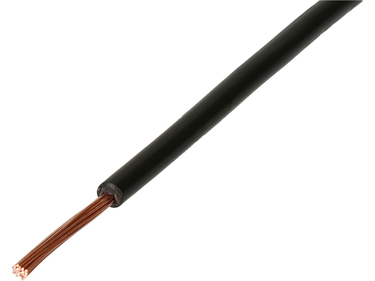 T-Litze H05V-K0.75 20m schwarz - MAX HAURI AG