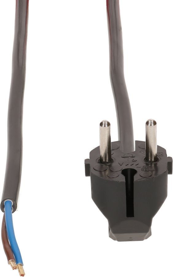 TD-Netzkabel DE H05VV-F2G1.5 1.5m schwarz - MAX HAURI AG