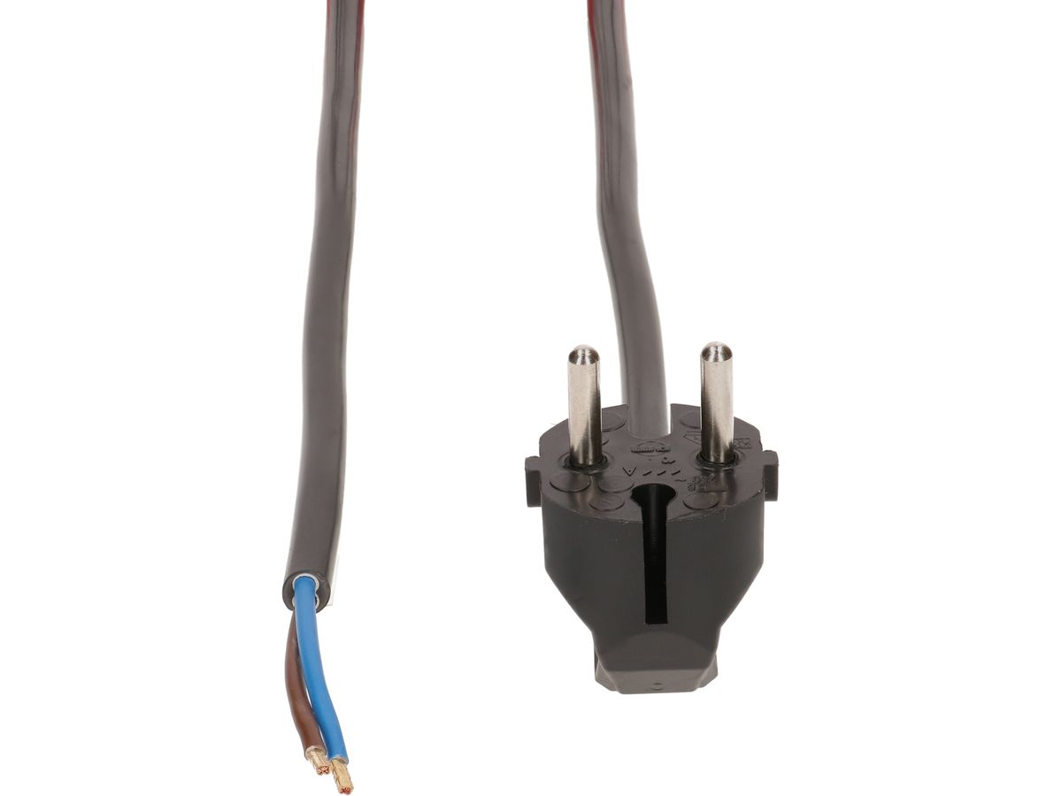 TD-Netzkabel DE H05VV-F2G1.5 1.5m schwarz - MAX HAURI AG